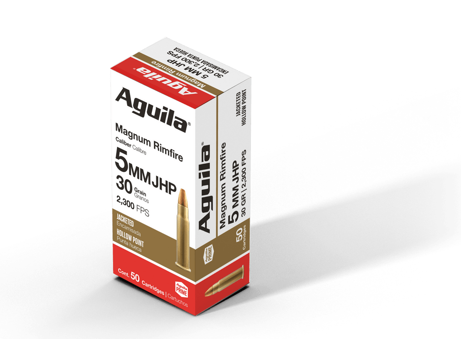5MM Remington Rimfire Magnum - Semi-Jacketed Hollow Point | Aguila ...