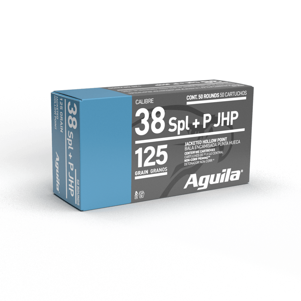 38 SPL +P 125 Grain - Jacketed Hollow Point | Aguila Ammunition